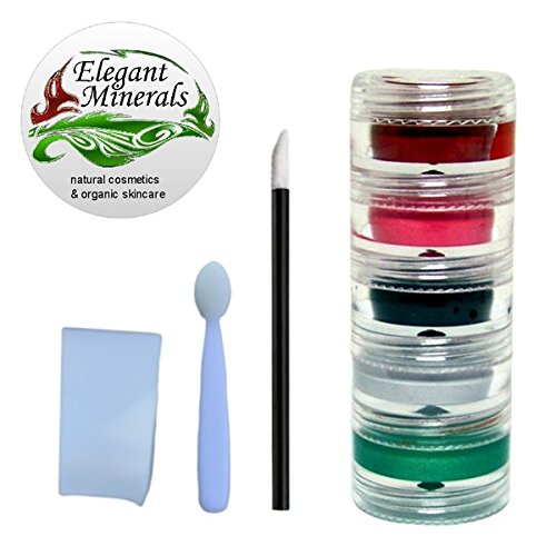 Elegant Minerals Face Paint Kit Vampire Goth Clown All Natural Non Toxic