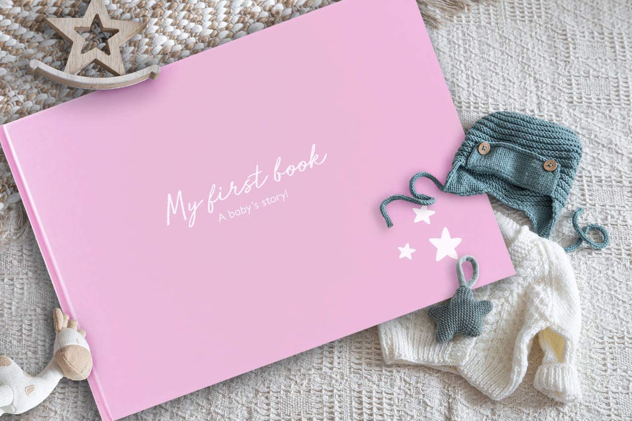 Baby Memory Book and Baby Journal with Minimalistic and Modern Design ...