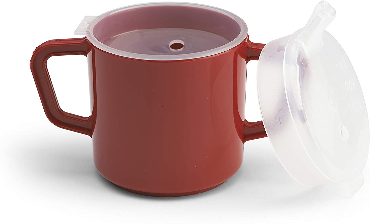 Small Two-Handle 8oz Adaptive Sippy Cup Mug for Elderly, Disabled, and ...