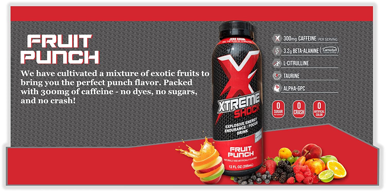 Nutrition Research Group (NRG), Xtreme Shock Energy Drink - Energy ...