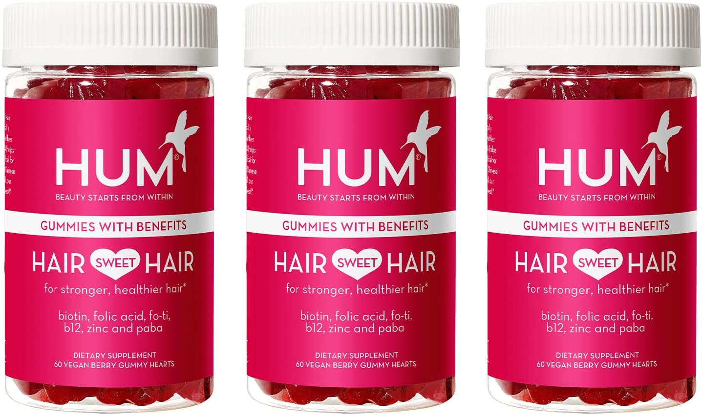 HUM Hair Sweet Hair - Gummy Vitamins for Hair Growth for Women - Vegan ...