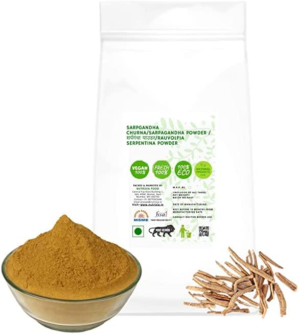 Veena Sarpgandha Churna/Sarpagandha Powder/Rauvolfia Serpentina Powder ...