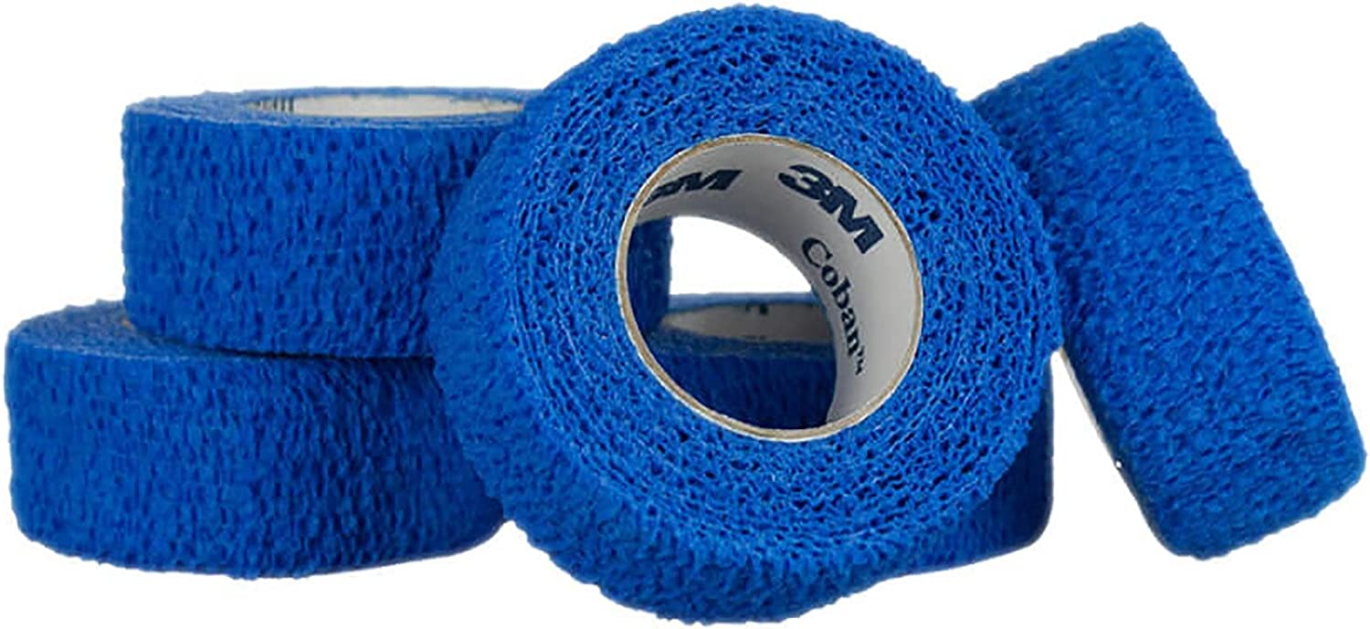 Coban 3M Self Adherent Wrap, Blue, 2" x 5 yd, 36/cs