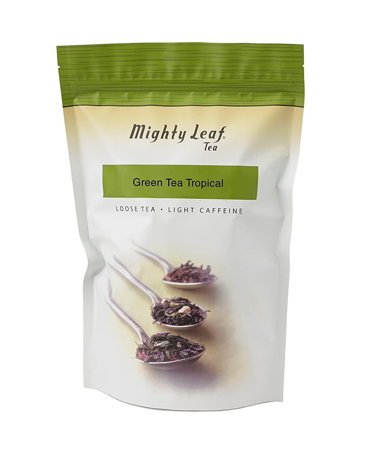 Mighty Leaf Loose Leaf Tropical Green Tea, 1 Pound Pouch Lightly ...
