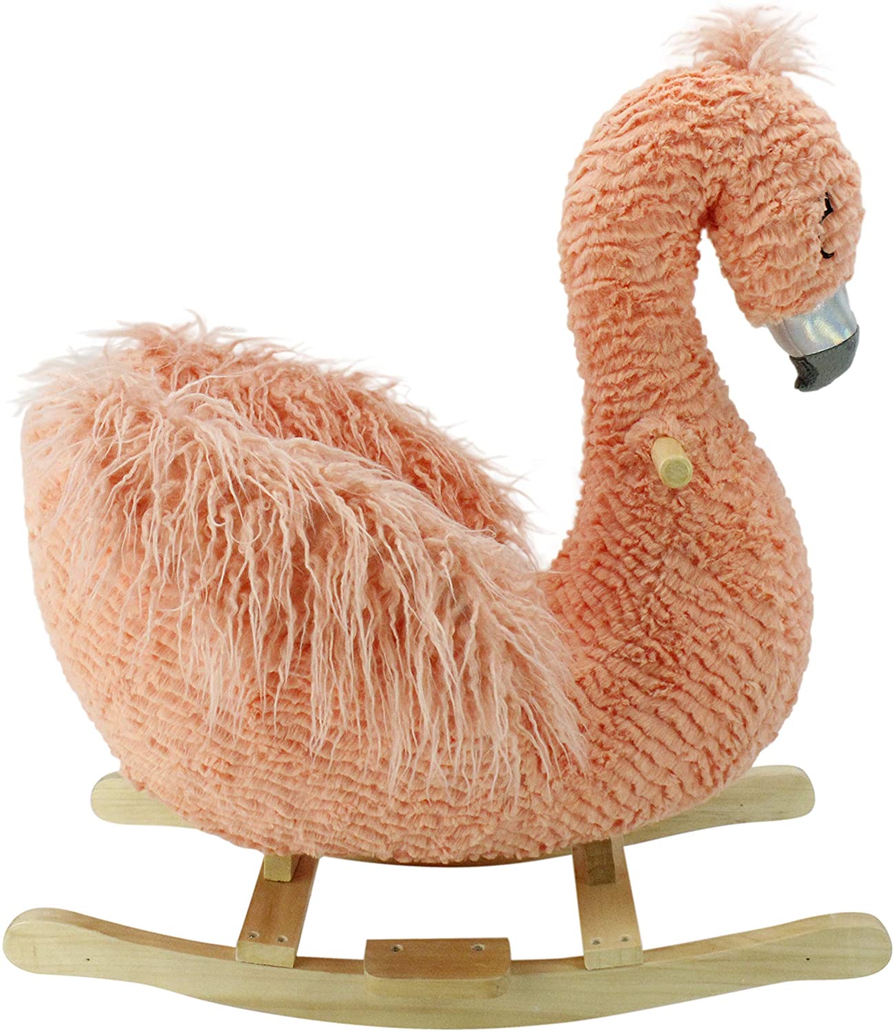 Soft Landing | Joyrides | Sit-in Character Rocker - Flamingo