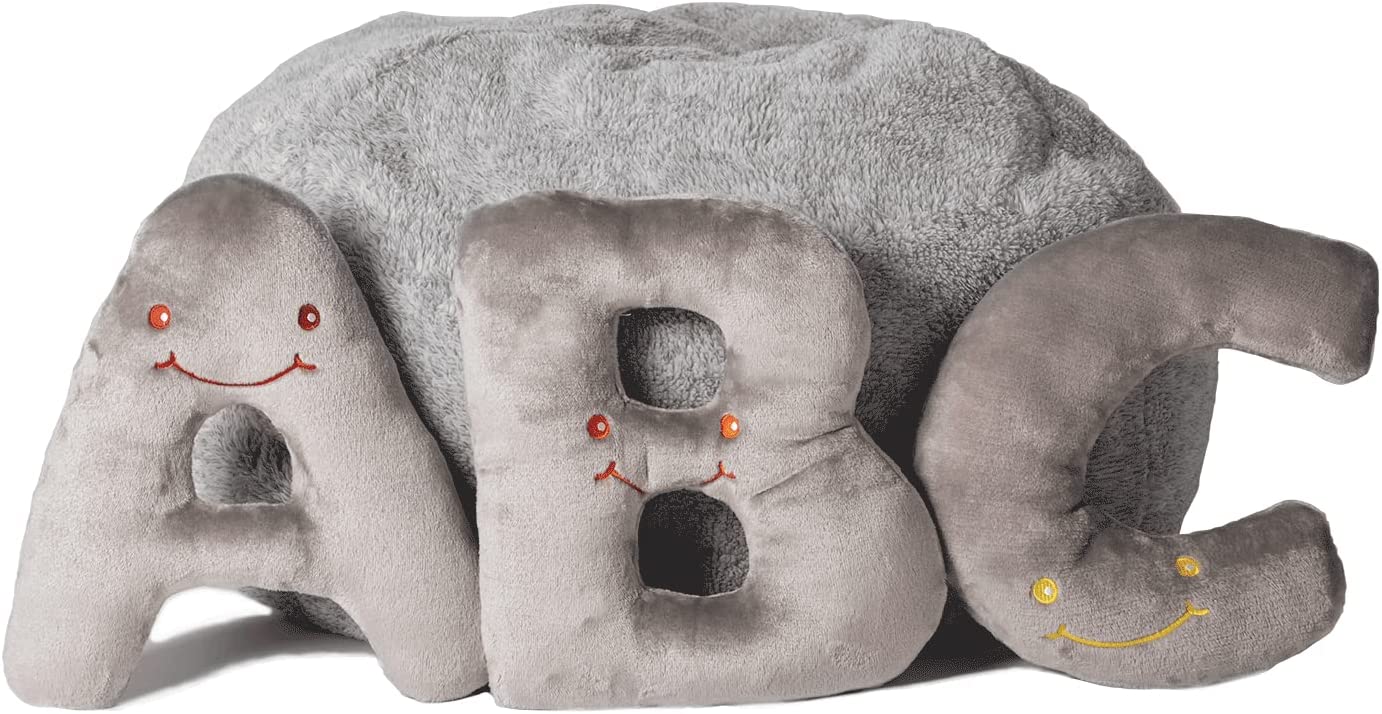 Alphapals Educational Alphabet Toys - 26 Piece Rhino Grey Set, Large 11 ...