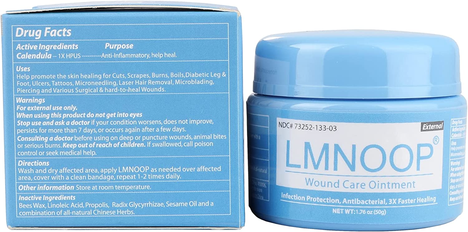 LMNOOP Wound Care Ointment: Pain Relief, Anti-Infection, Anti ...