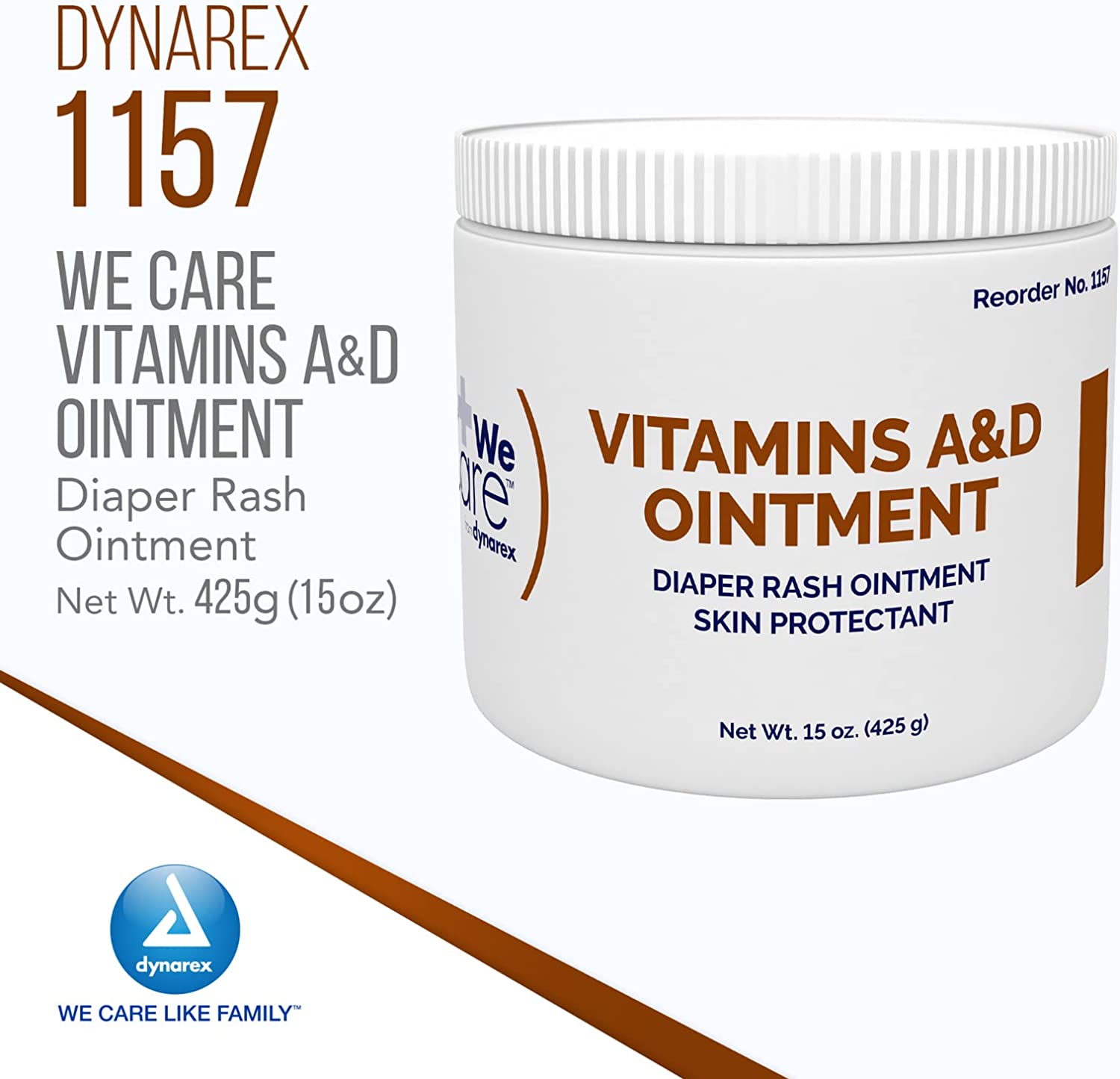 Dynarex Vitamins A & D Ointment, Ointment with Vitamin A and Vitamin D ...