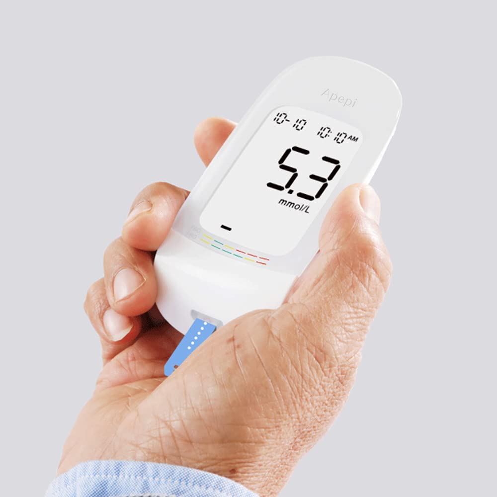 Apepi Blood Glucose Test kit-Blood Glucose Meter with Strap and Lancet ...