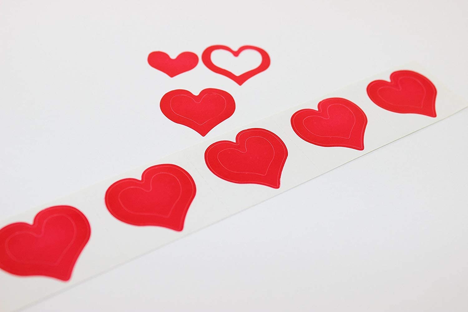 3-Way Heart Tanning Stickers 50 Count