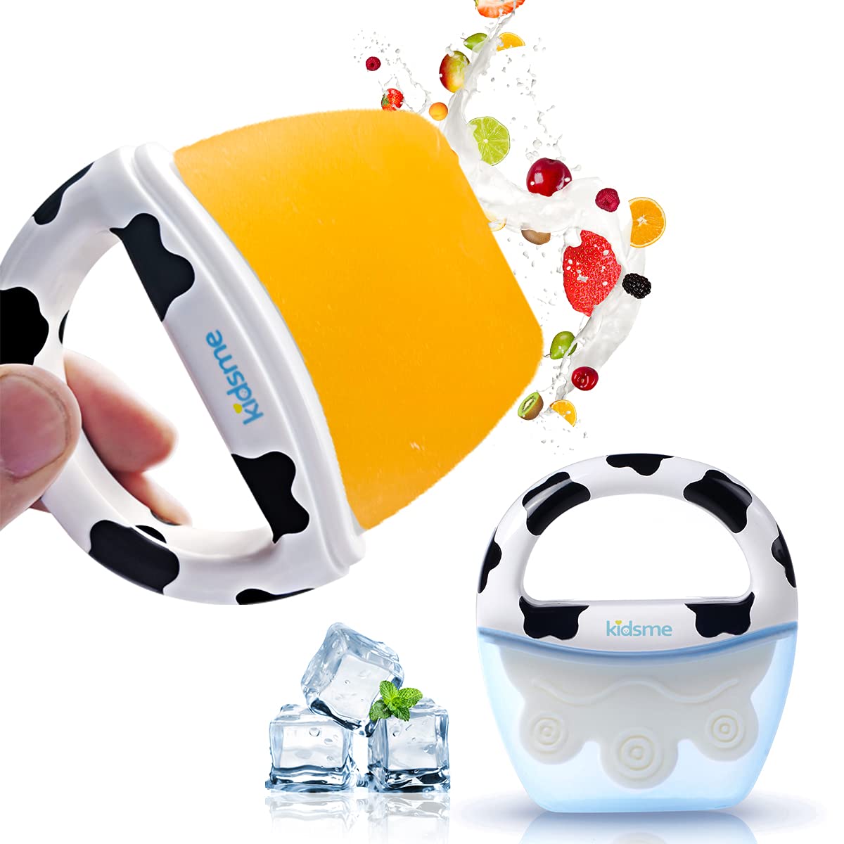 Kidsme Cooling Teething Rings for Babies, Baby Teether for Babies 0-6 ...