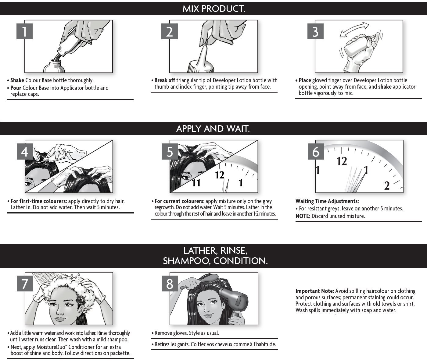 Just 5 Women"s 5 Minute Permanent Hair Color with Conditioner, Grey ...