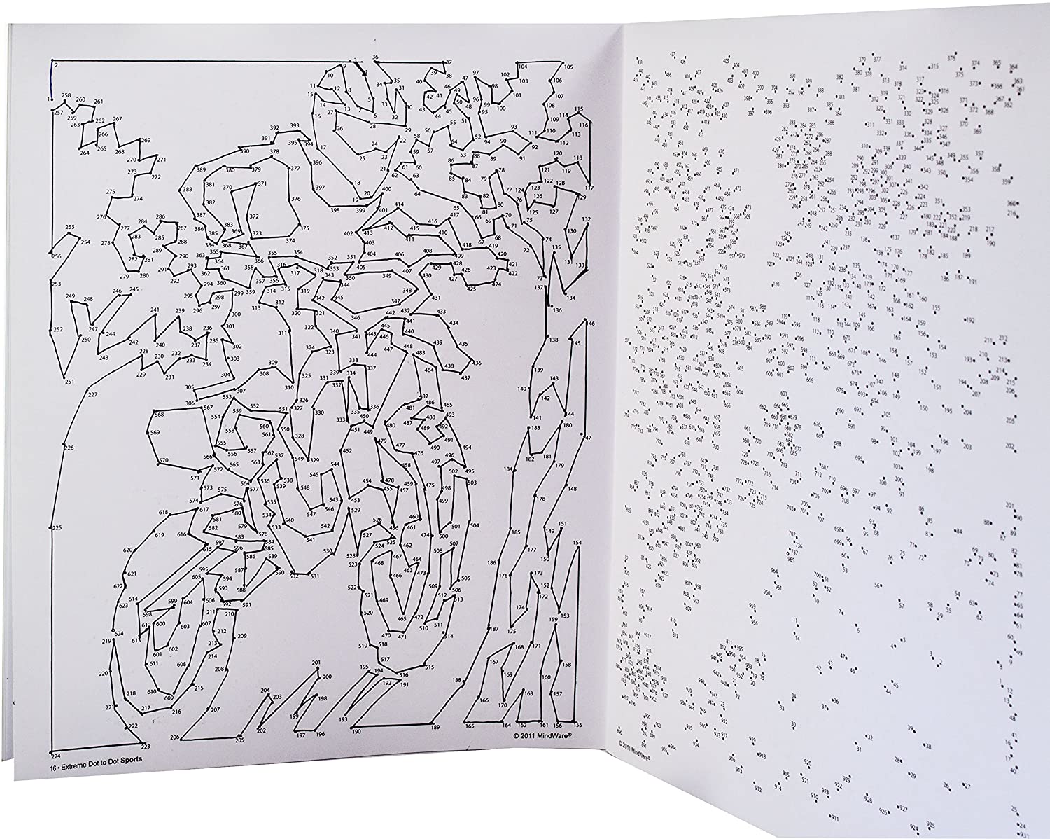 MindWare Extreme Dot to Dot Coloring: Sports