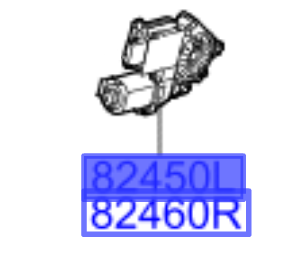 رفرف | دينمو زجاج أمامي يسار - 82450B1000