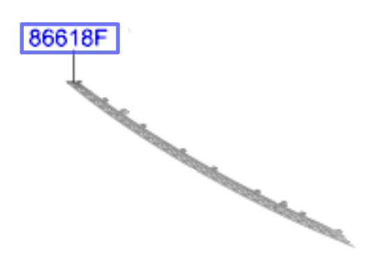 رفرف | ديكور صدام خلفي سفلي هيونداي SantaFe 2019 | 86699S1000